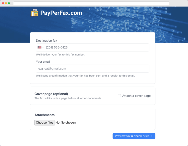 Send A Fax Online. Pay Per Fax With No Registration. | PayPerFax.com